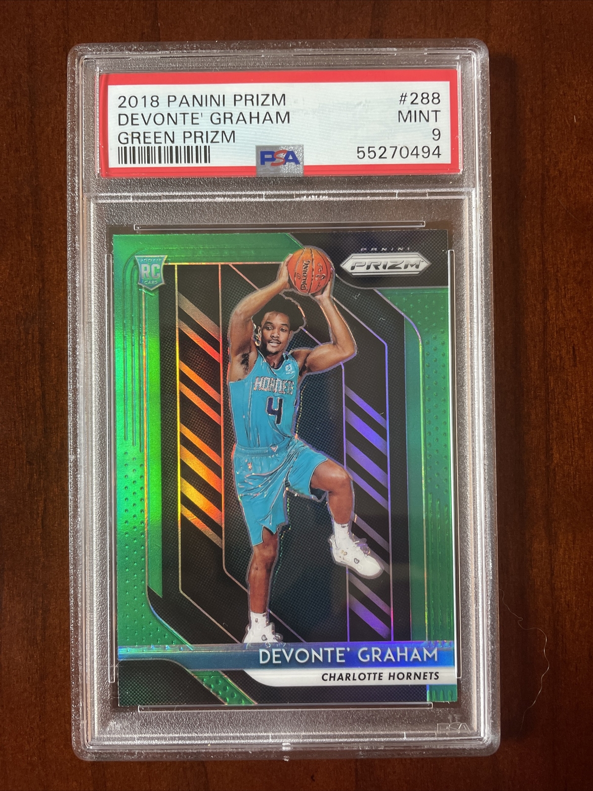 2018-19 Panini Prizm - Devonte' Graham #288 Green Prizm (RC) for sale ...