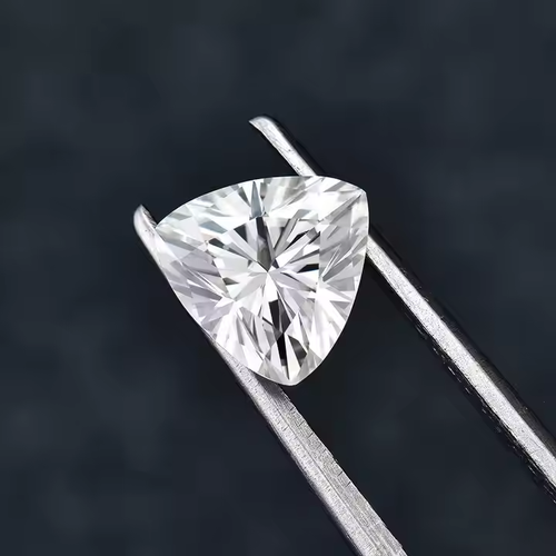 Stunning 4.00 Ct Natural D Color Trillion Shape Lab Grown Diamond VVS1 ...
