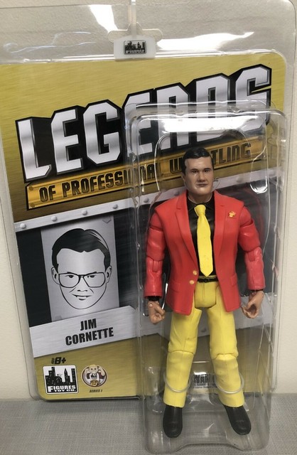 Signed Legends of Professional Wrestling Action Figures Jim Cornette ...