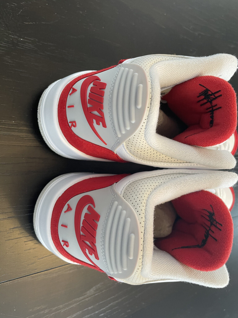 Nike Air Jordan 3 Retro Tinker White University Red Size 12 CJ0939-100 ...