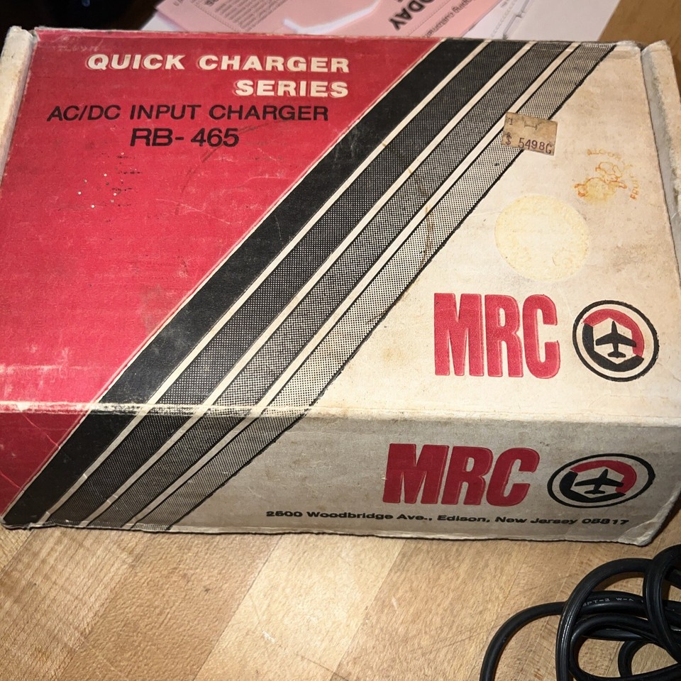 MRC RB-465 AC/DC Quick Charger For RC Car Boat Plane Battery | eBay