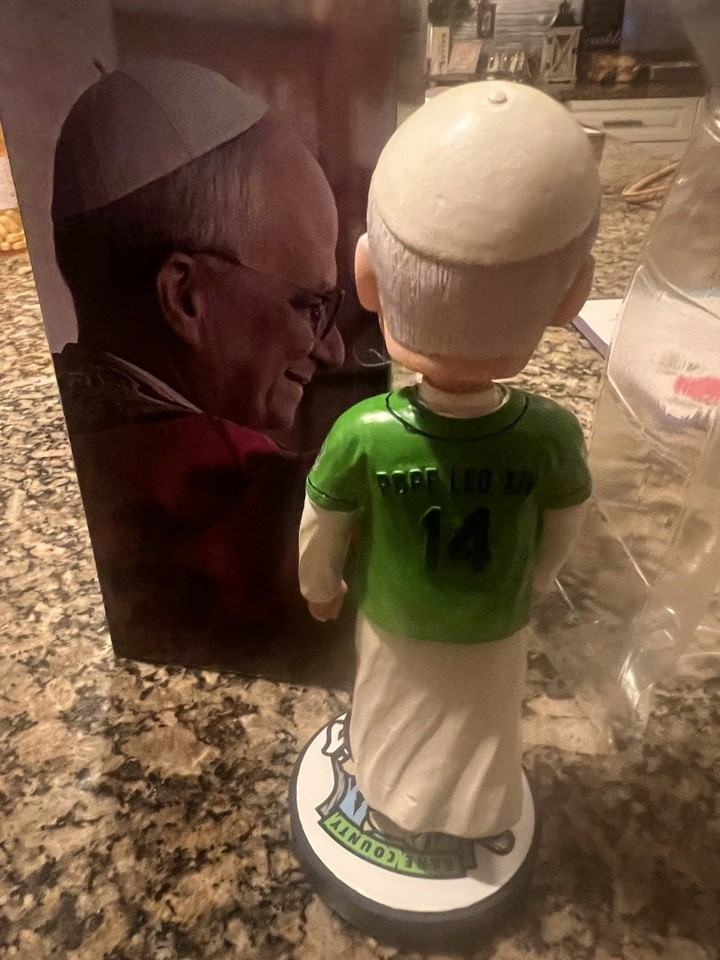 Pope Leo 14th Kane County Cougars SGA Exclusive Bobblehead 8/28/25 NIB ...