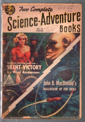 PULP: Two Science-Adventure Books #10 Winter 1953-John D MacDonald-G/VG ...