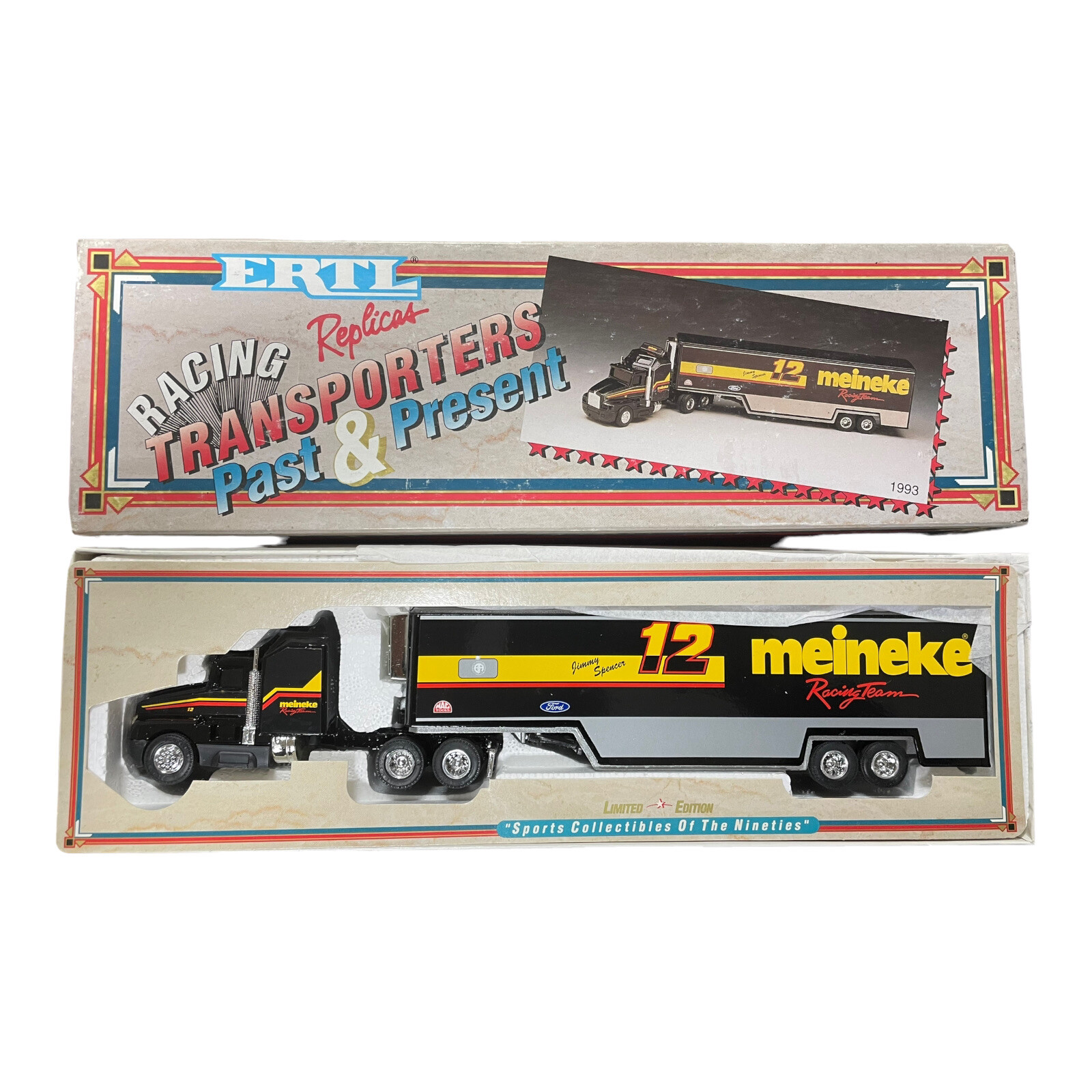 1993 Ertl Diecast Meineke Racing TRANSPORTER Stock No 3878 Jimmy ...