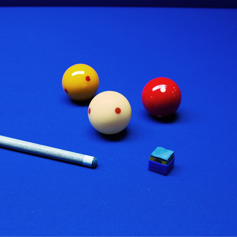 2-1/4" Pro Cup Pool Billiard Cue Ball with Red 6 Dots for Training ...