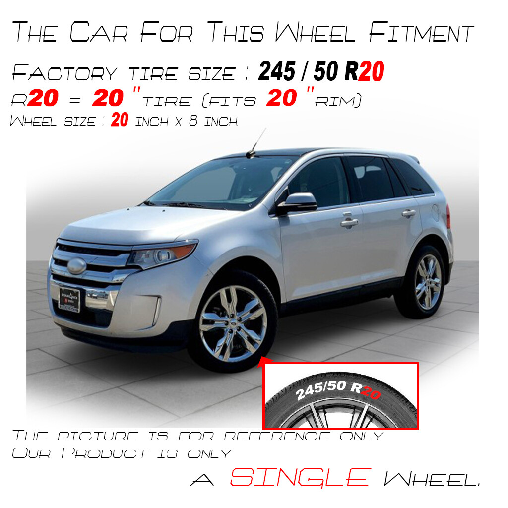 Ford Edge 20 Inch Wheels Ford Edge 2007 2010 20" OEM Clad Wheel Rim