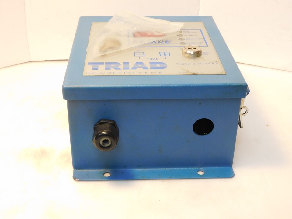 TRIAD CONTROLS TIME BASED BRAKE MONITOR UNKNOWN MODEL WITH KEY | eBay
