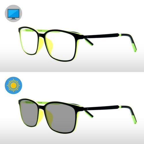 OCCHIALI ANTI LUCE BLU E FOTOCROMATICI!! PIXEL LENS SUNNY SPRING NEUTRI ...