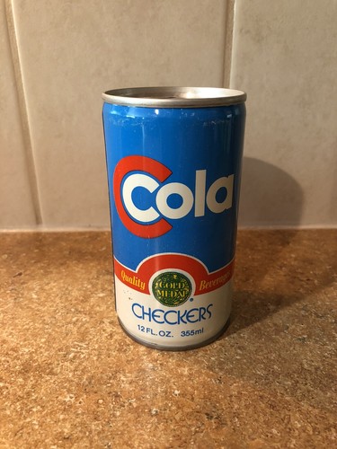 1970’s Checkers Cola Pull Tab Steel Soda Pop Can | eBay