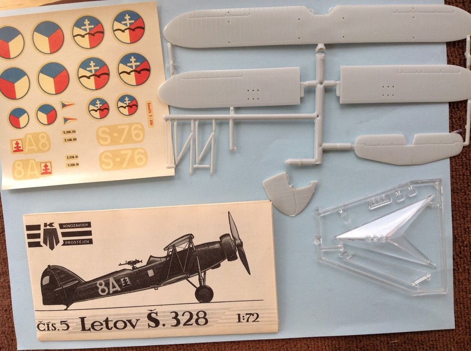 Kovozavody 1:72 Czech Letov S-328 Bomber Vintage Model Airplane Kit ...