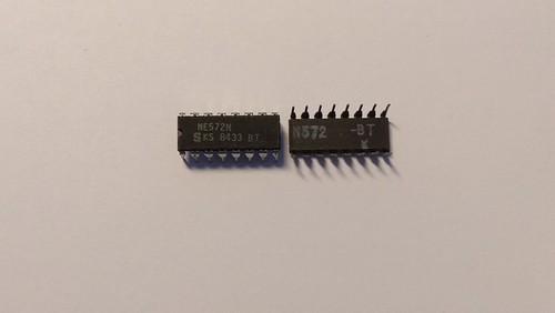NE572N Programmable analog compandor. Signetics Original Genuine Part ...