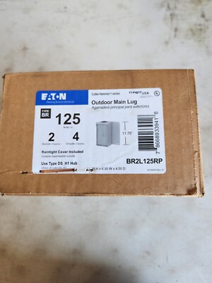 *NEW*Eaton/Cutler-Hammer BR2L125RP Outdoor Main Lug Power Panel 125A | eBay