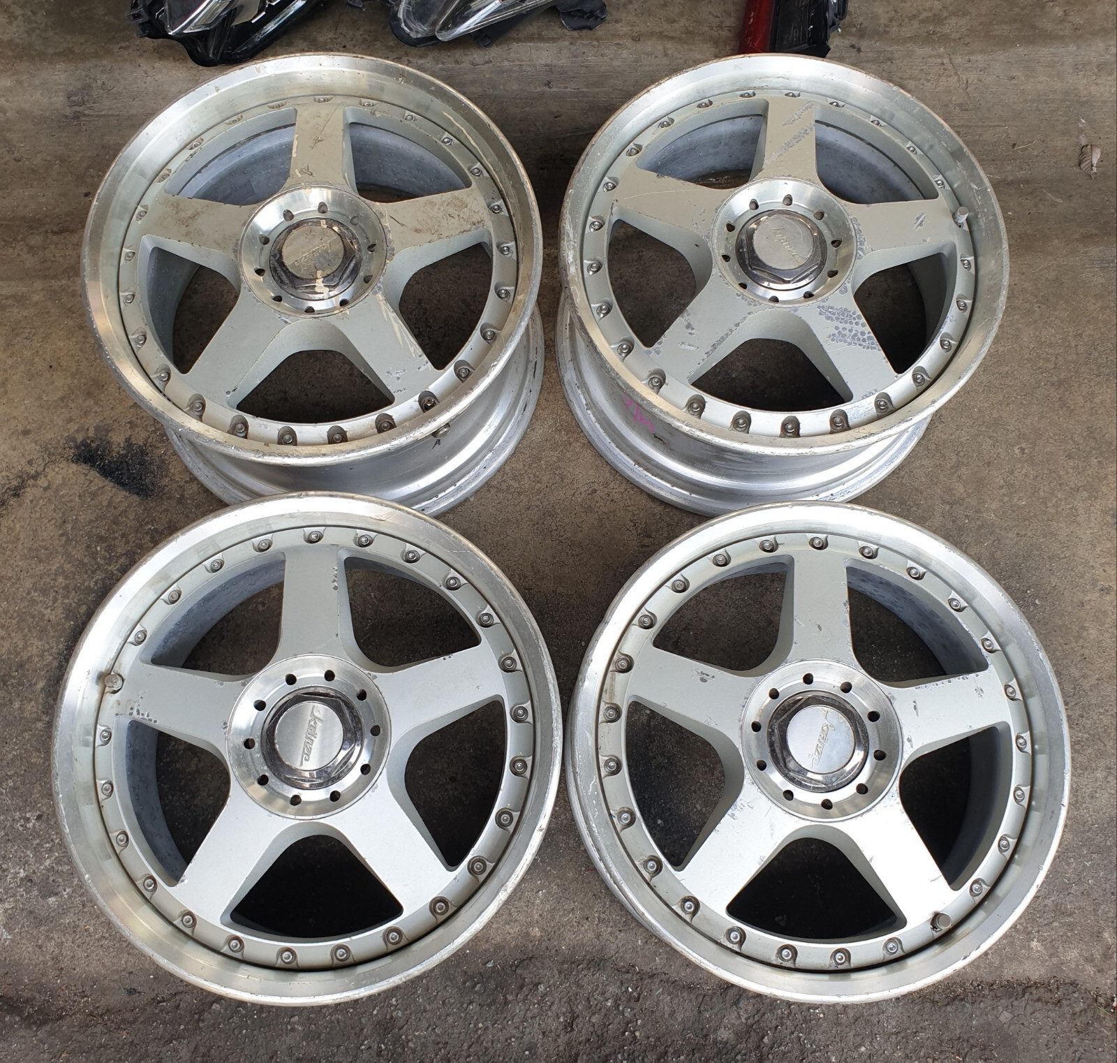 JDM 16" Weds Kranze 5spoke rims wheels for datsun S30 240sx Z31 180sx ...
