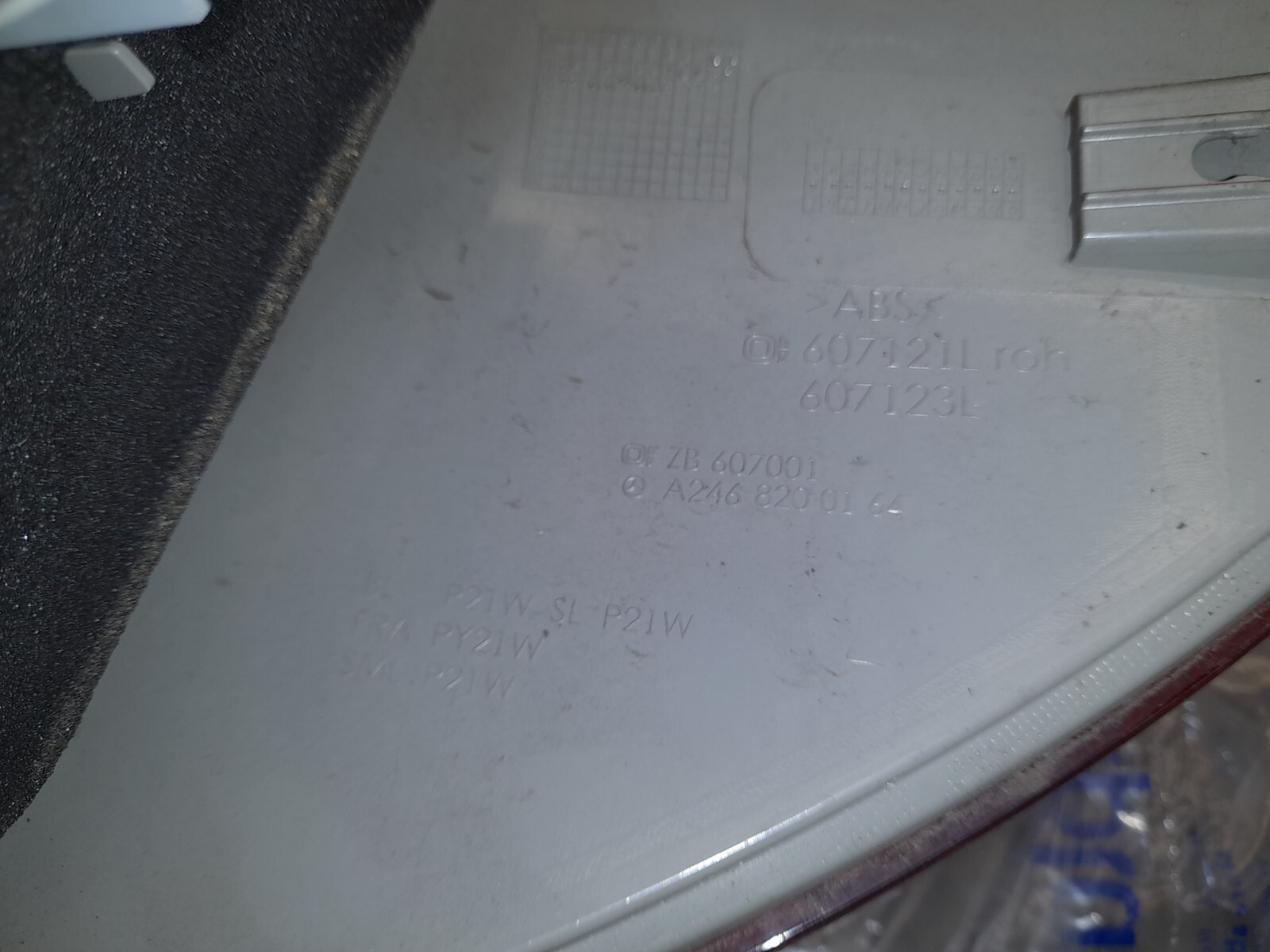 Mercedes-Benz B-Class W246 B Tail Light Rear Left Outside A2468200164 ...