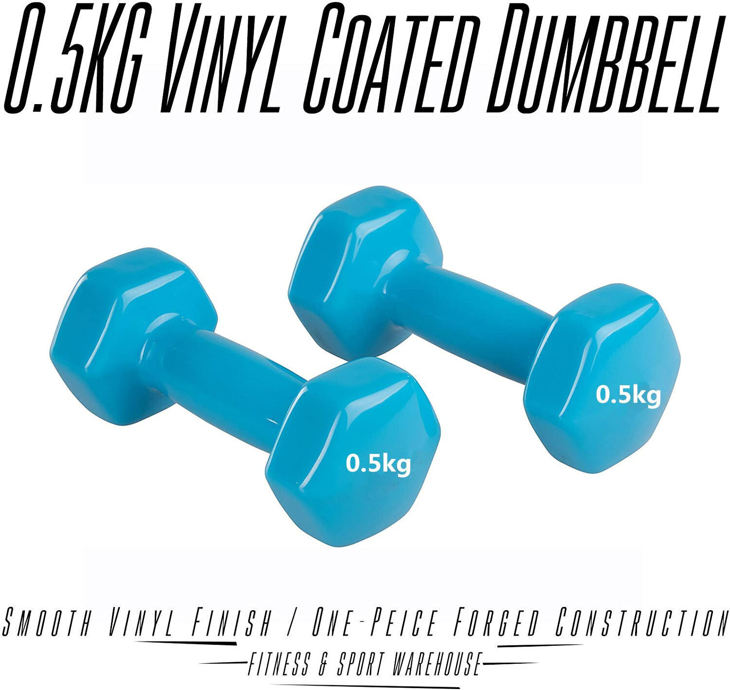 Anti-Slip Vinyl PVC Iron Dumbell Set Pair Dumbbell Weights Home Gym ...