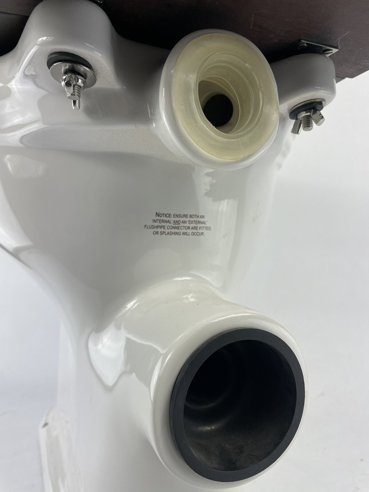 Thomas Crapper & Co Ltd High Level Toilet bowl with Seat no Tank | eBay