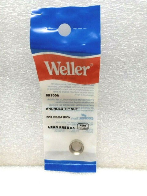 Weller KN100A Knurled Tip Nut for W100p Soldering Iron for sale online ...