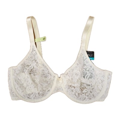 Bali Intimates Women's Lace Bra, Ivory, sz 42B | eBay