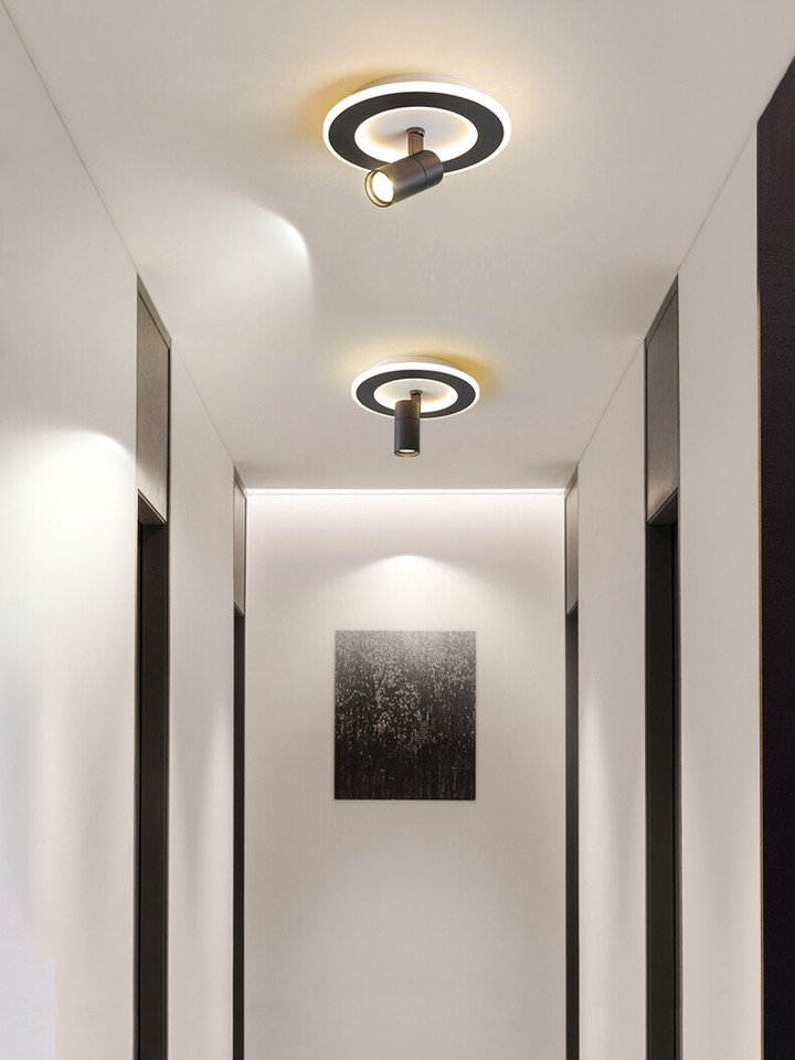 LED Ceiling Light Aisle Office Acrylic Lamp Fixture Adjustable Picture ...