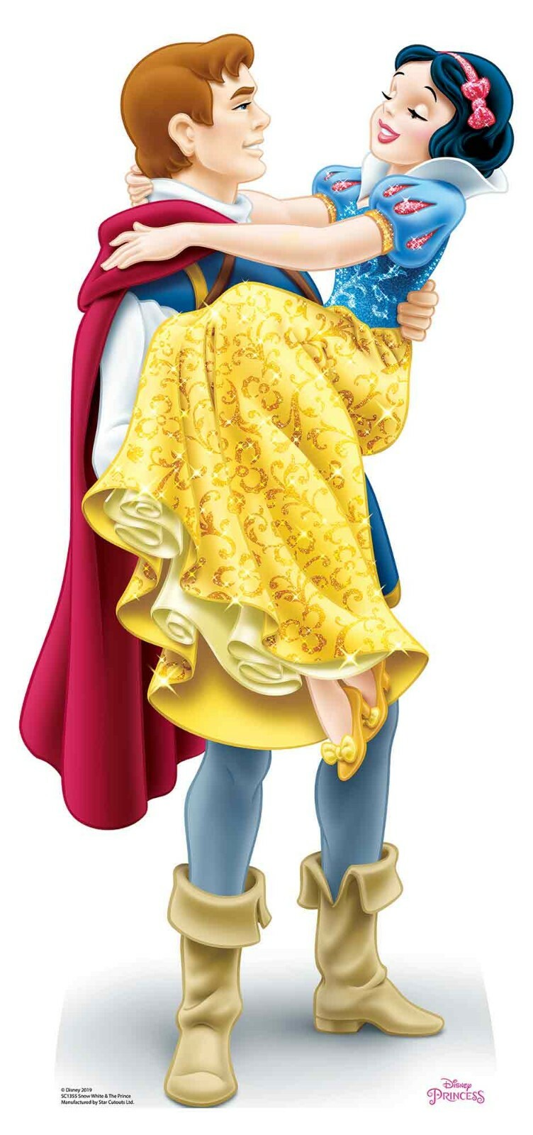 Princess Snow White and Prince Florian Official Disney Mini Cardboard ...