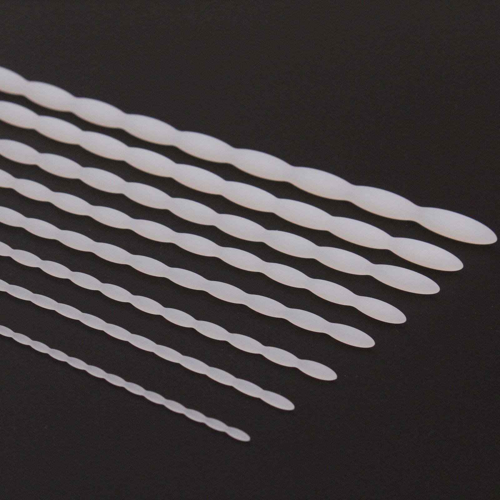 4PCS Silicone Urethral Beads Rod Plug Sounding Stretcher Sounds Dilator ...