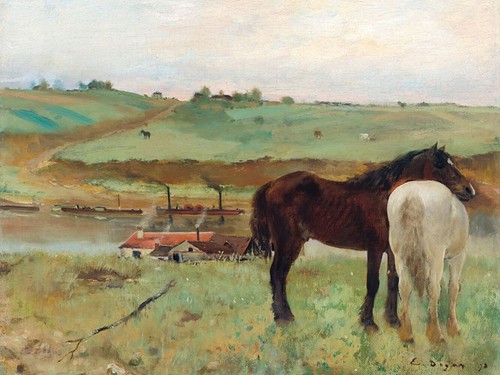 Horse in a Meadow > Degas, Edgar | eBay Australia