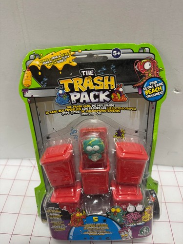 Trash Pack Series 4 - 5 Pack Trashies in Wheelie Bins New Damaged ...
