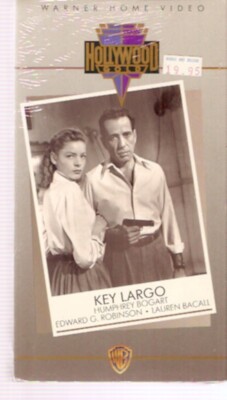 Key Largo ( NEW VHS ) Humphrey Bogart , Lauren Bacall , Edward G ...