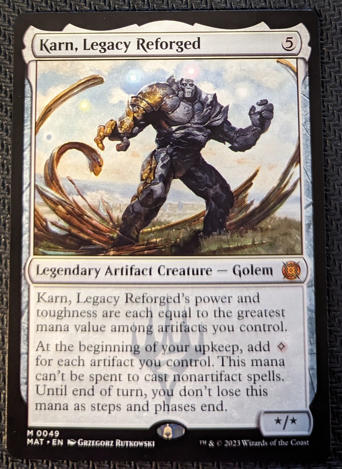 MTG Karn, Legacy Reforged MYTHIC MOM: The Aftermath NM/M Pack Fresh | eBay