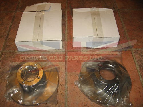 Pair of New Brake Rotors MG Midget Austin Healey Sprite with Steel ...