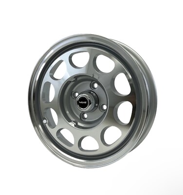 VMS Racing Silver Phone Dial Drag Wheel 15x3.5 4x108 -13 ET Fits Fox ...