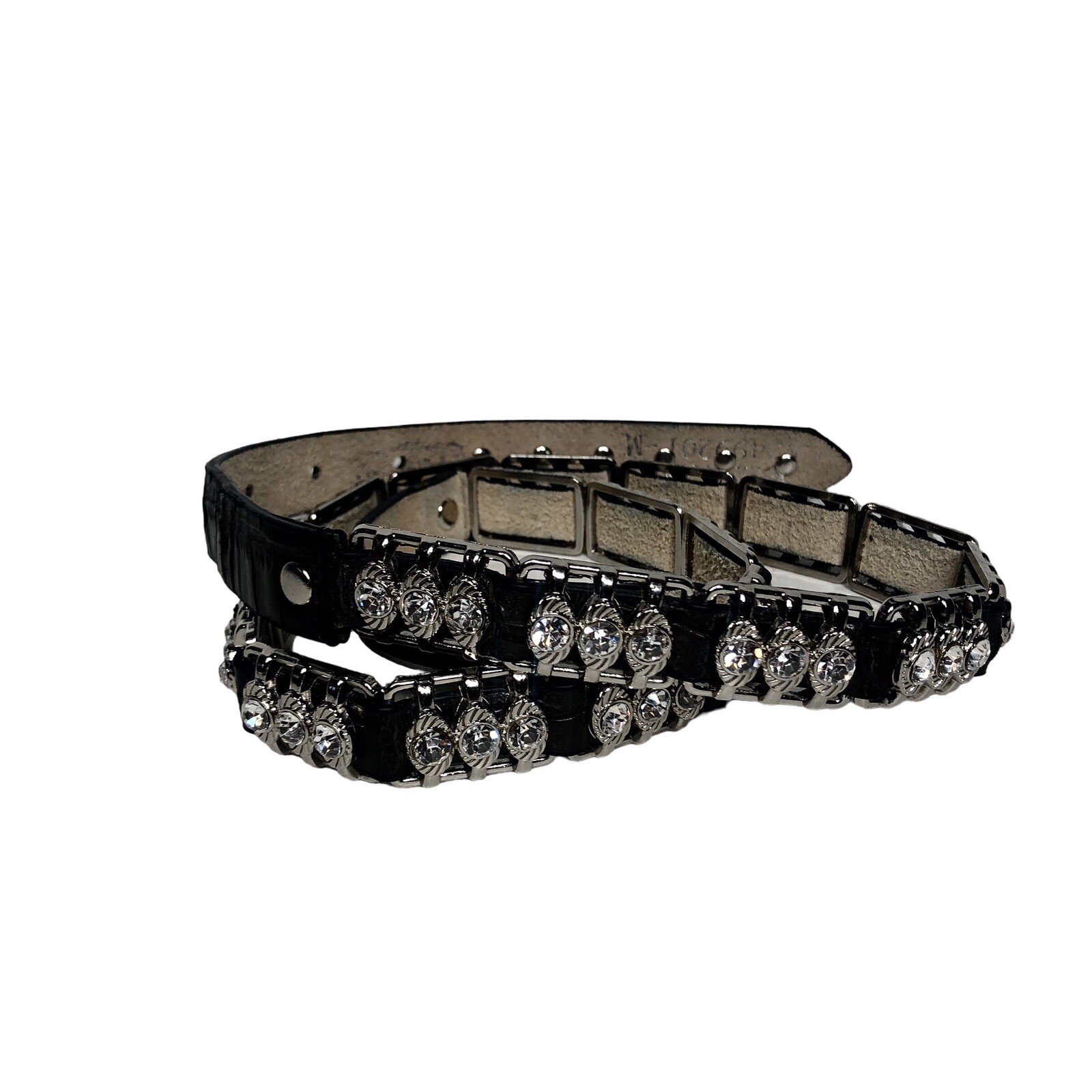 Nacona Belt Womens Medium Genuine Leather Rhinestone … - Gem