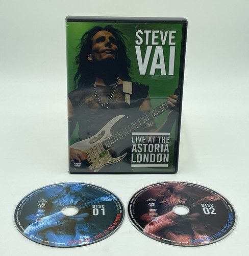 Steve Vai Live at the Astoria London 2 DVD Set Guitar Virtuoso *No ...