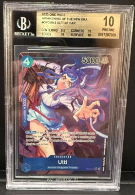 One Piece Awakening of the New Era OP05-043 - Ulti Alt Art Eng BGS 10 ...