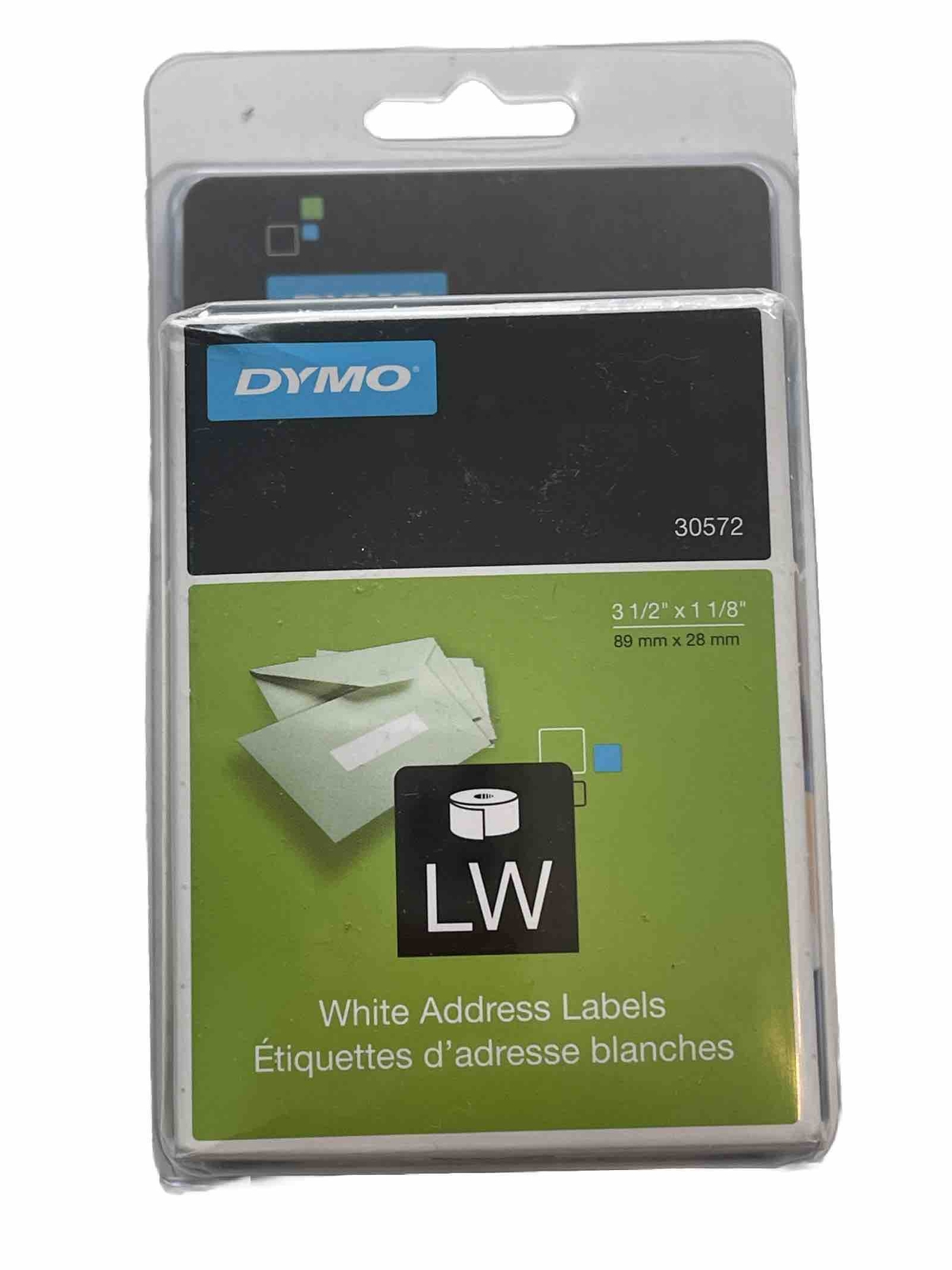 Dymo 30572 Label 3 1/2"×1 1/8" 2 Rolls 260 White Address Labels ...