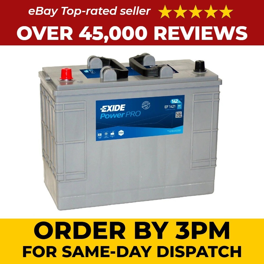 EF1420 Exide Professional Power HDX Battery 12v 142ah for sale online ...
