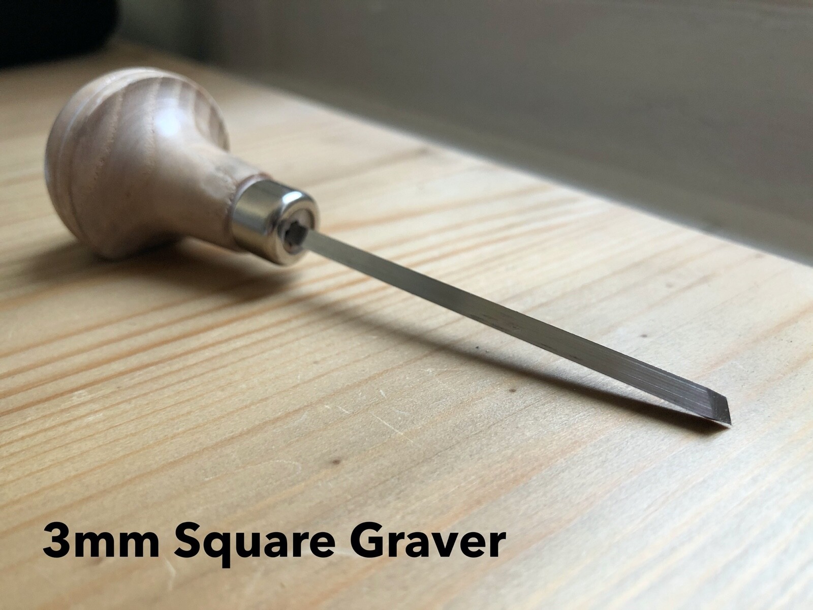 2, 2.5 or 3mm Square Graver Hand Engraving Tool - Vallorbe- Sharp ...