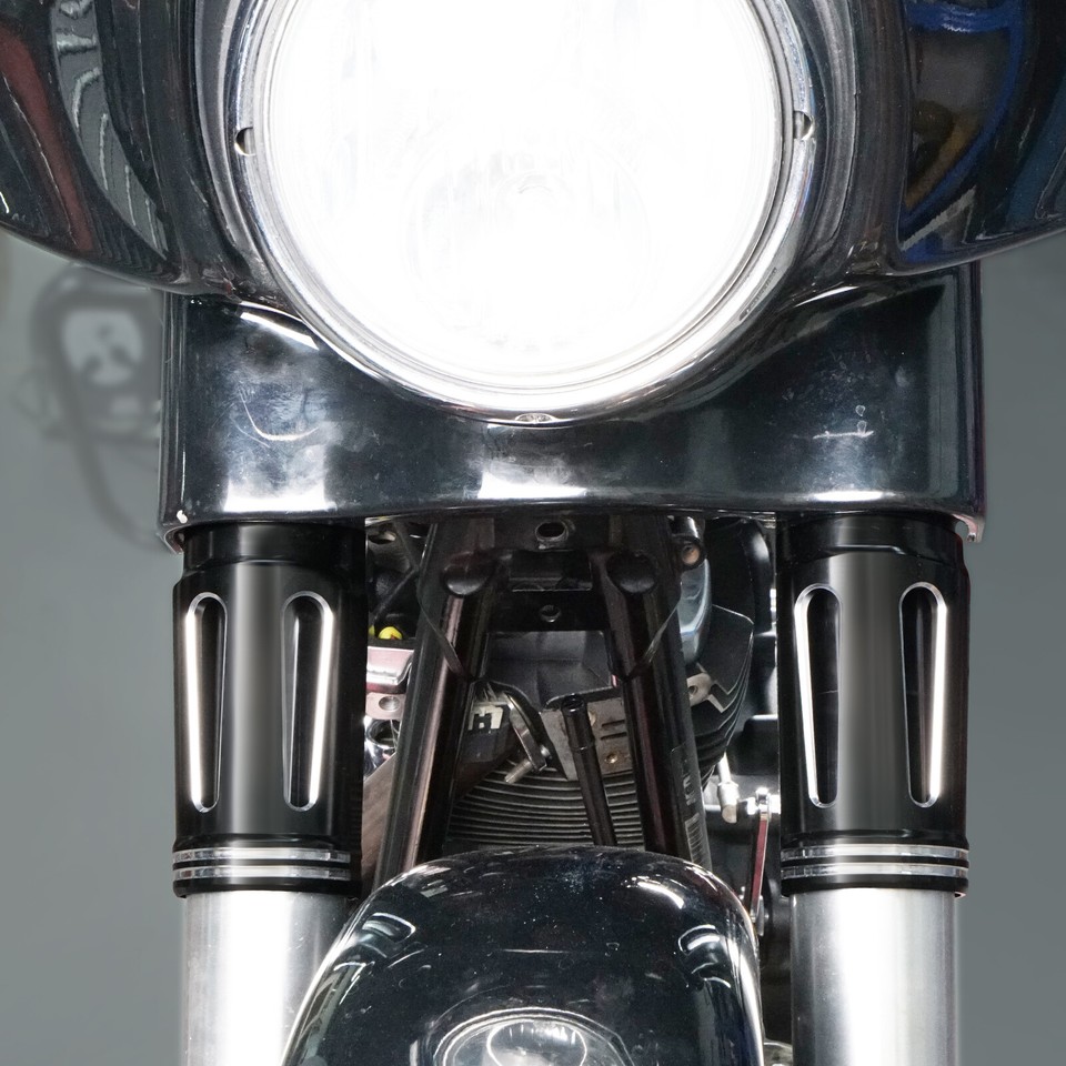 Fork Boot Slider Cover Cow Bells For Harley Street Glide Special FLHXS ...
