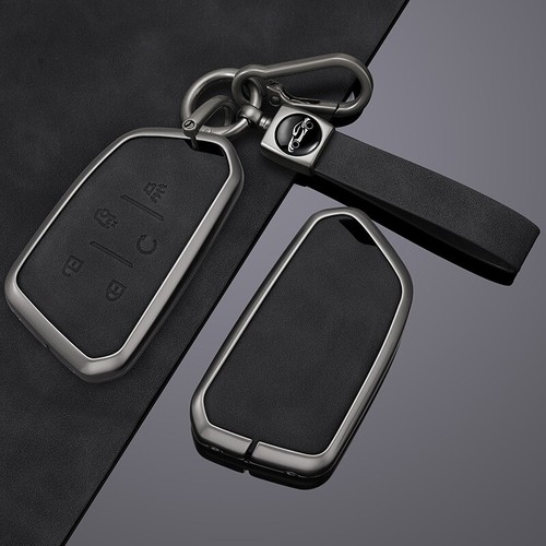 CNC Remote Key Fob Bag Case Keyrings For Cadillac CT4 CT5 Lyriq XT4 ...