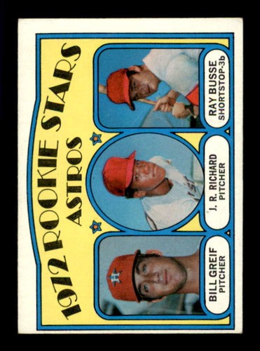 1972 Topps #101 Bill Greif/J.R. Richard/Ray Busse EX/EX+ RC Rookie ...