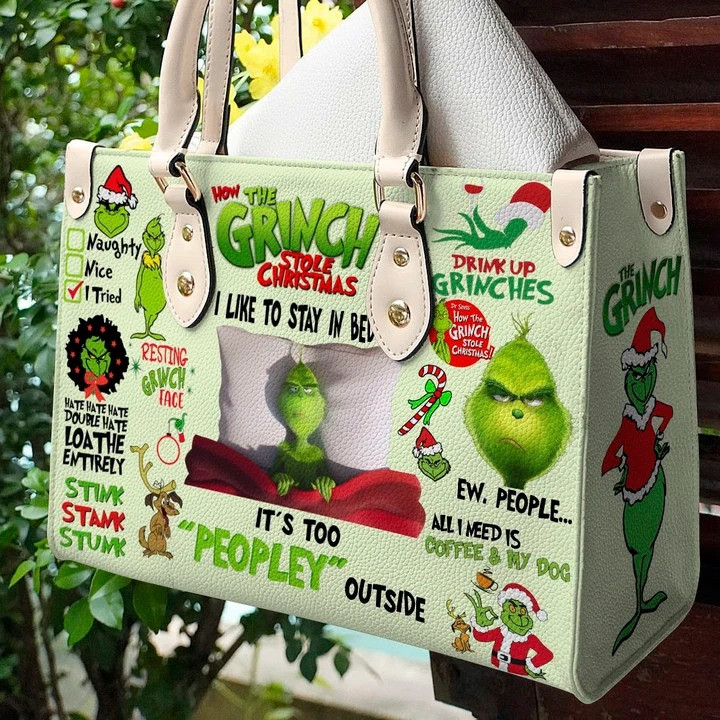 The Grinch bag for women, Grinch purse, Christmas Grinch bag and ...