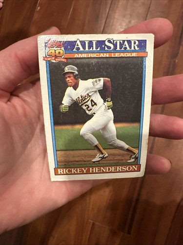 1991 Topps - All-Star #391 Rickey Henderson | eBay