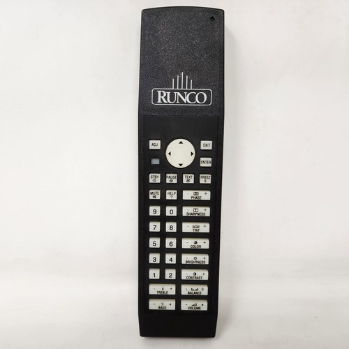 RUNCO R763113 DTV-1100HD PROJECTOR REMOTE CONTROL BLACK TESTED WORKS | eBay