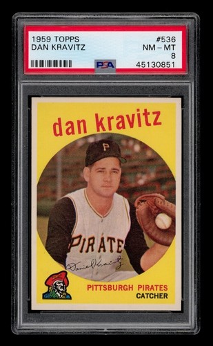 1959 Topps Set-Break #536 Dan Kravitz PSA 8 NM-MT | eBay