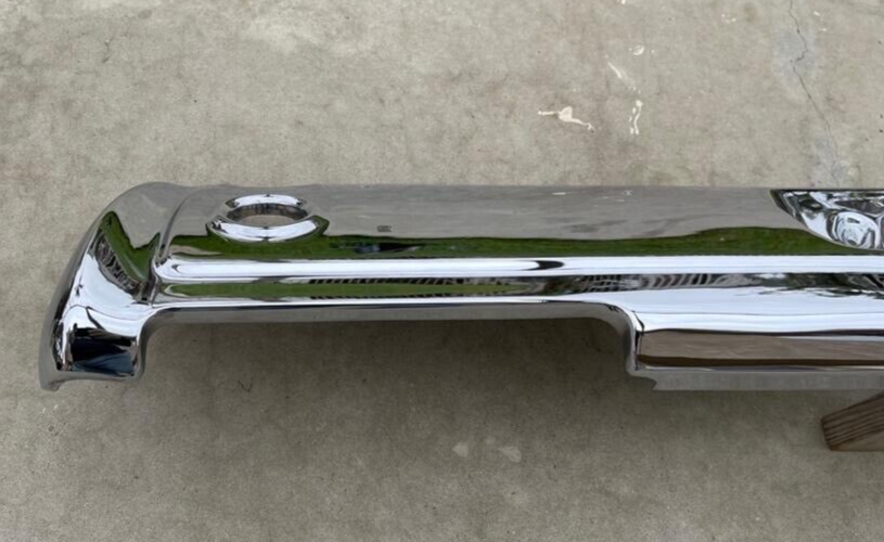 S OLDSMOBILE CUTLASS 442 NEW TRIPLE PLATED CHROME REAR BACK BUMPER 1968 ...