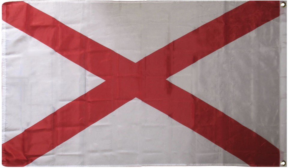 3x5 State of Alabama Flag 3'x5' House Banner Super Polyester Grommets ...
