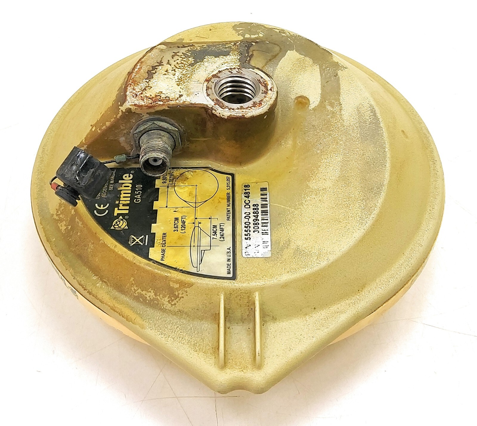 TRIMBLE GA510 GPS ANTENNA 55550-00 WHITE 6111146546100 | eBay