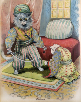 Louis Wain 8X10 Photo Picture Image British artist comic kittens cats ...