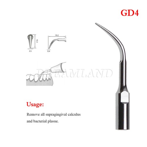 Dentista Perio Endo Scaler tip INSERTI/PUNTE PER ABLATORE EMS DTE ...