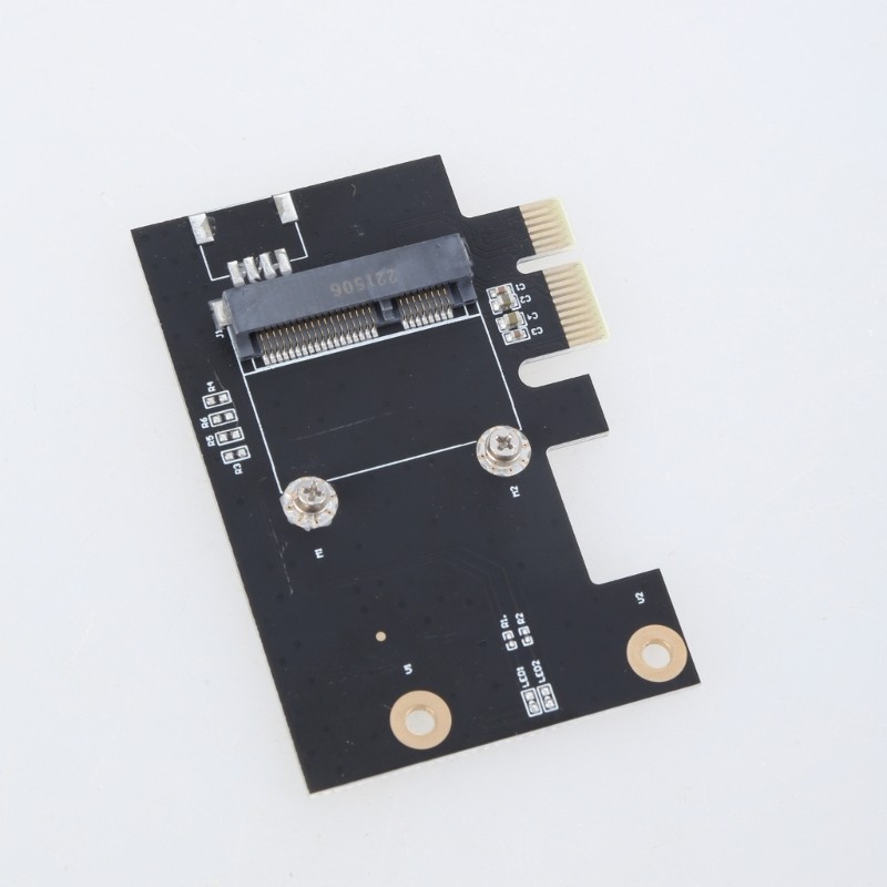 Half Mini PCIE to PCIE X1 Adapter Risers Card Kit for Desktop PC ...